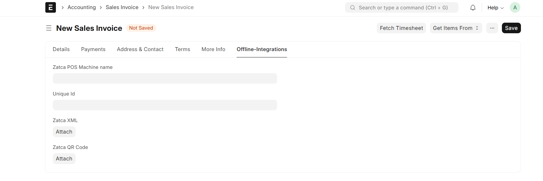 Fixing Missing 'custom_unique_id' in Sales Invoice